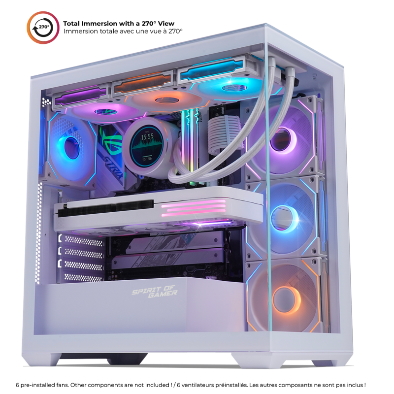 Boitier PC Spark Artic RGB